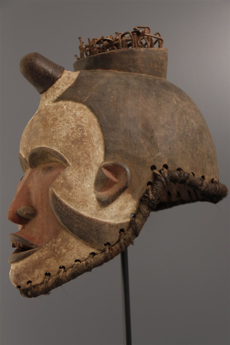 Masque Kongo Yombé (4966) - Masque africain Kongo - Art africain