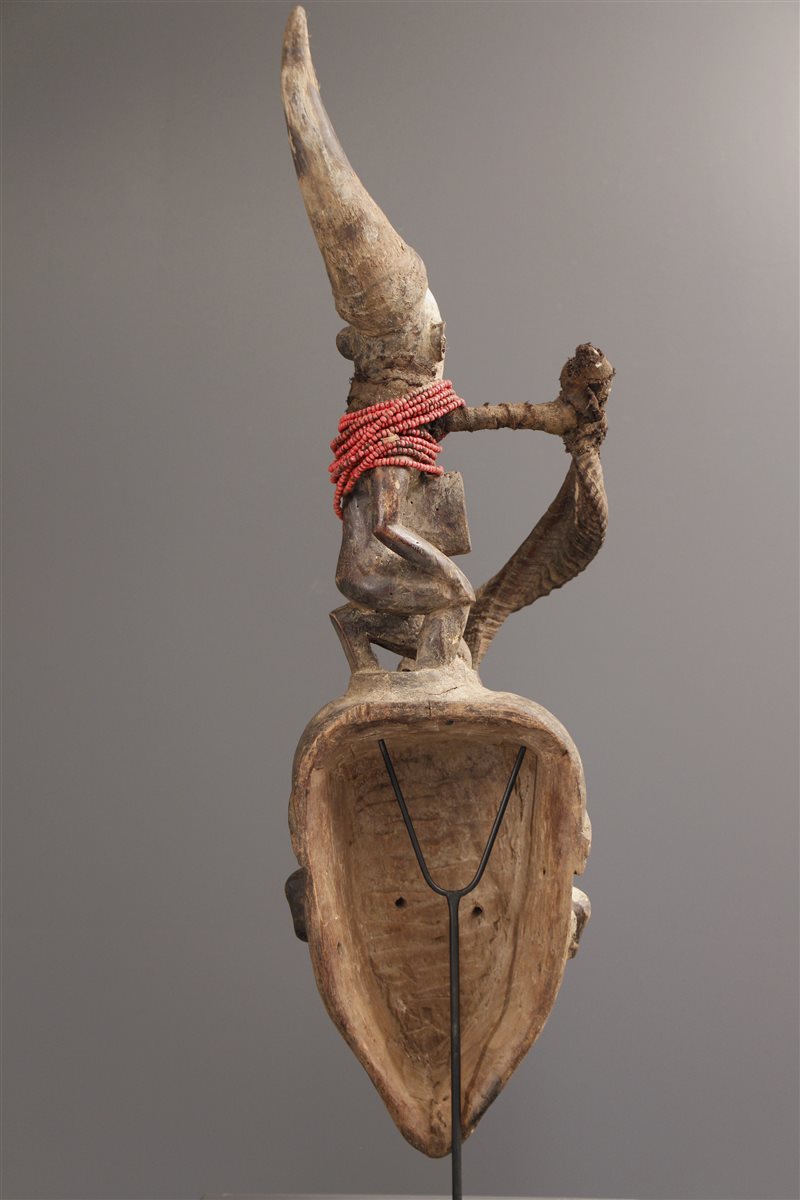 Masque Kongo Yombe (5017) - Masque africain Kongo - Art africain