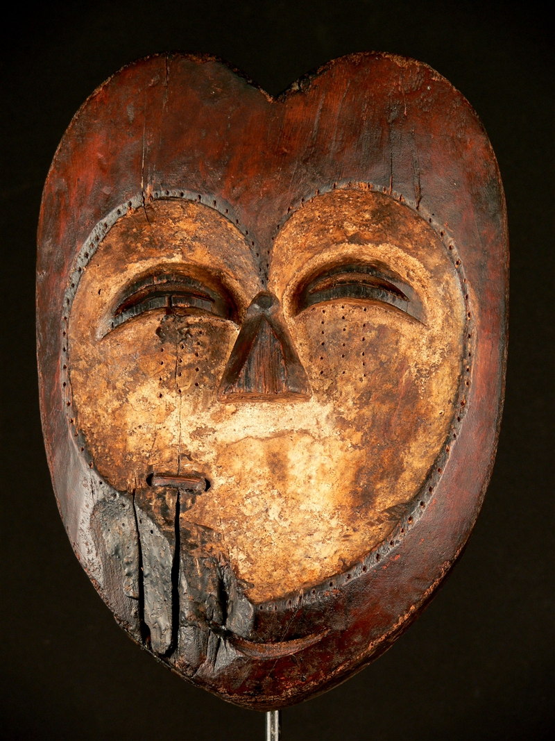 Kwele mask (522) - African mask, tribal art, primitive art Kwele
