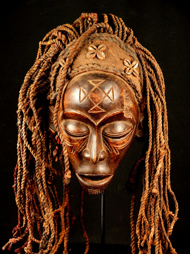 Chokwe mask (533) - African mask, tribal art, primitive art Chokwe