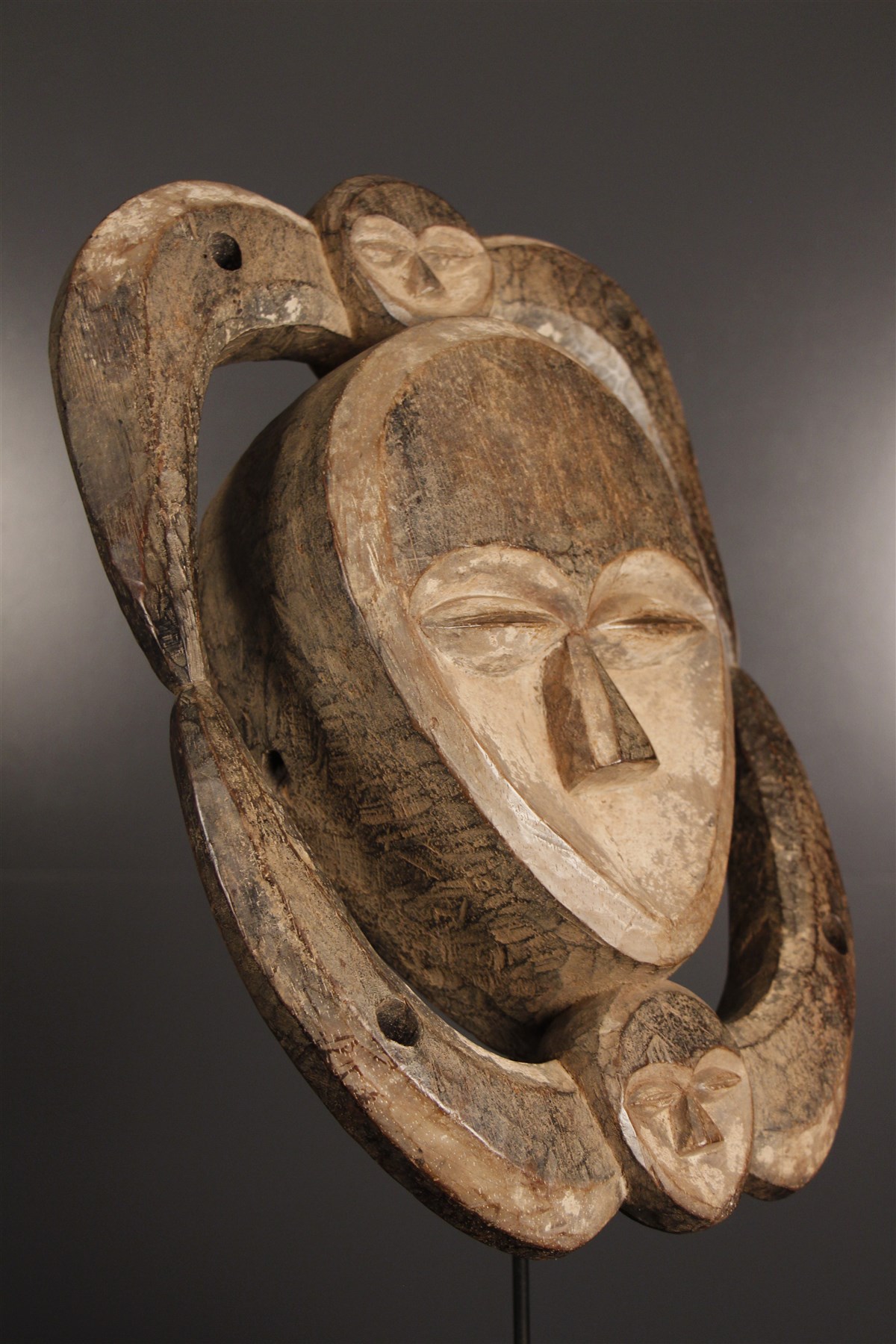 Masque Kwele Ekuk (5625) - Masque africain Kwele - Art africain