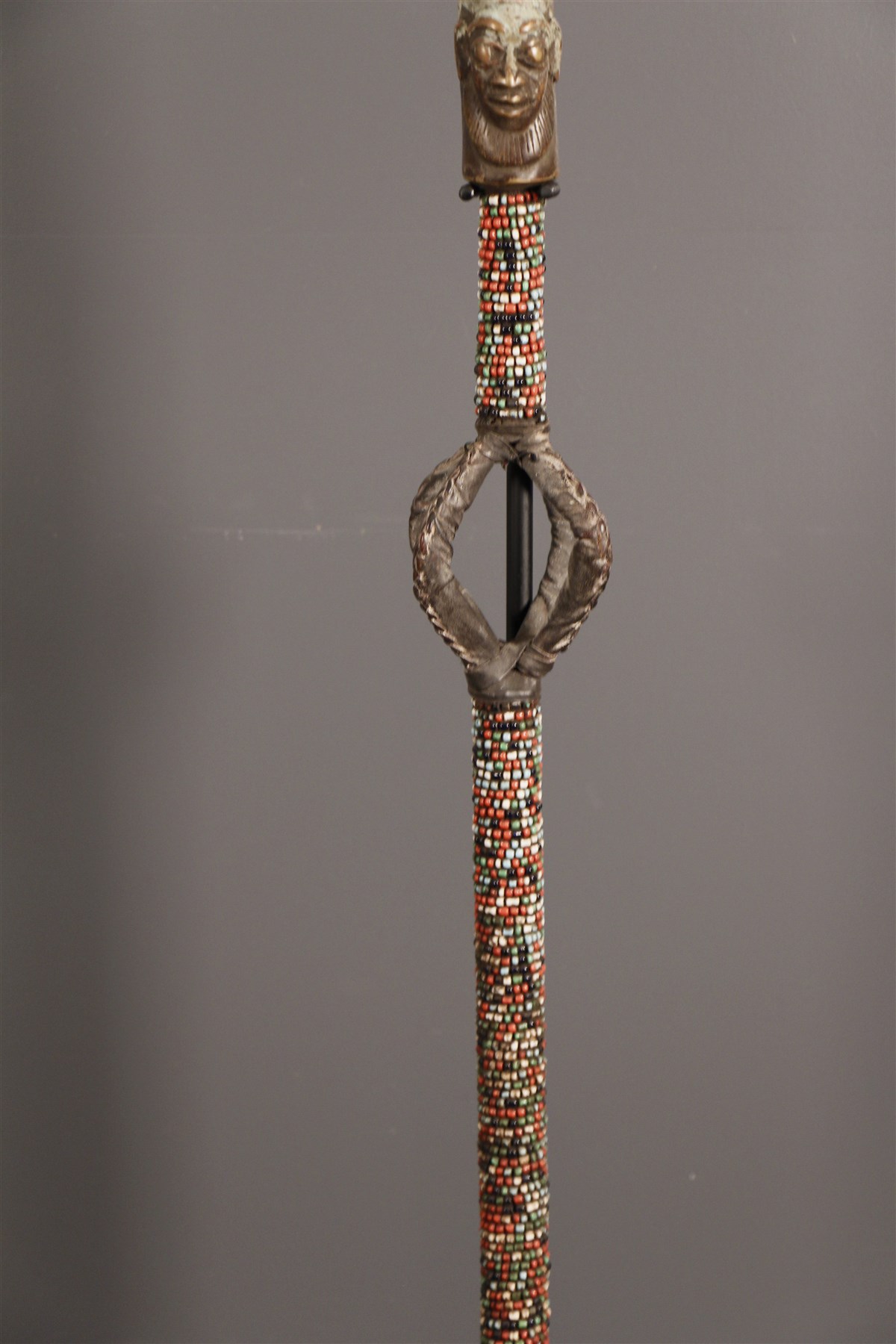 Canne de notable Bamiléké (5634) - Bâton de commandement, chefferie