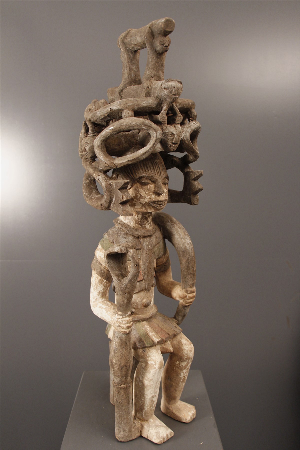 Statue Igbo Ikenga (5658) - Statues africaines Igbo - Art africain