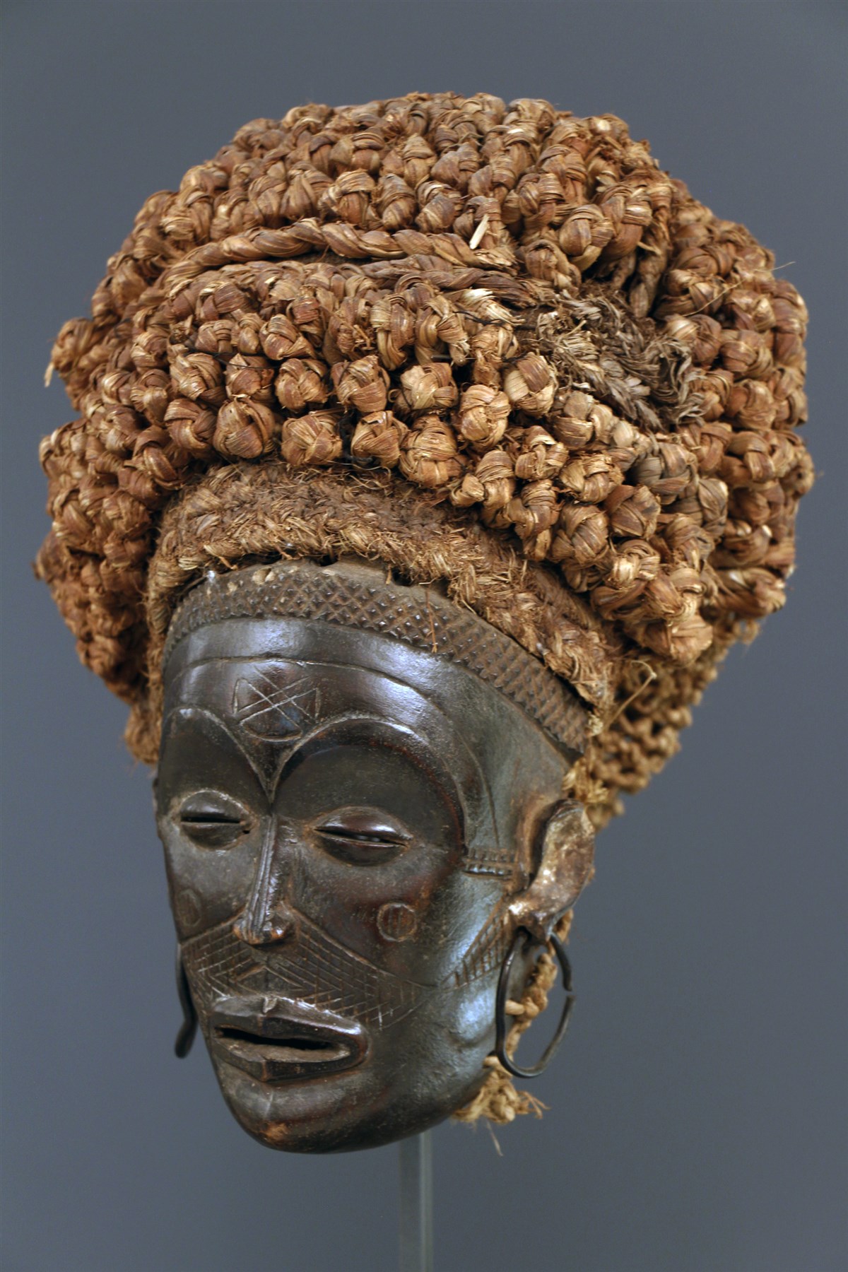 Masque Chokwe Pwo (5921) - Masque africain Chokwe - Art africain