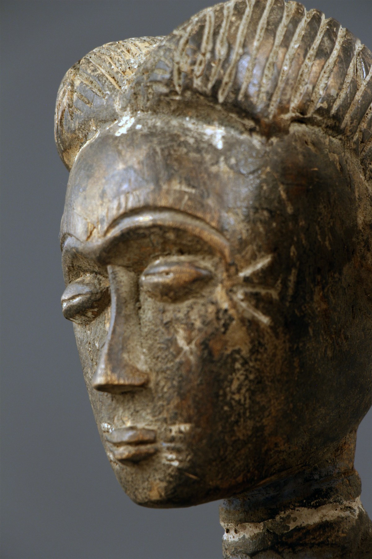 Couple Baoulé vautif (5923) - Statues africaines Baoule - Art africain