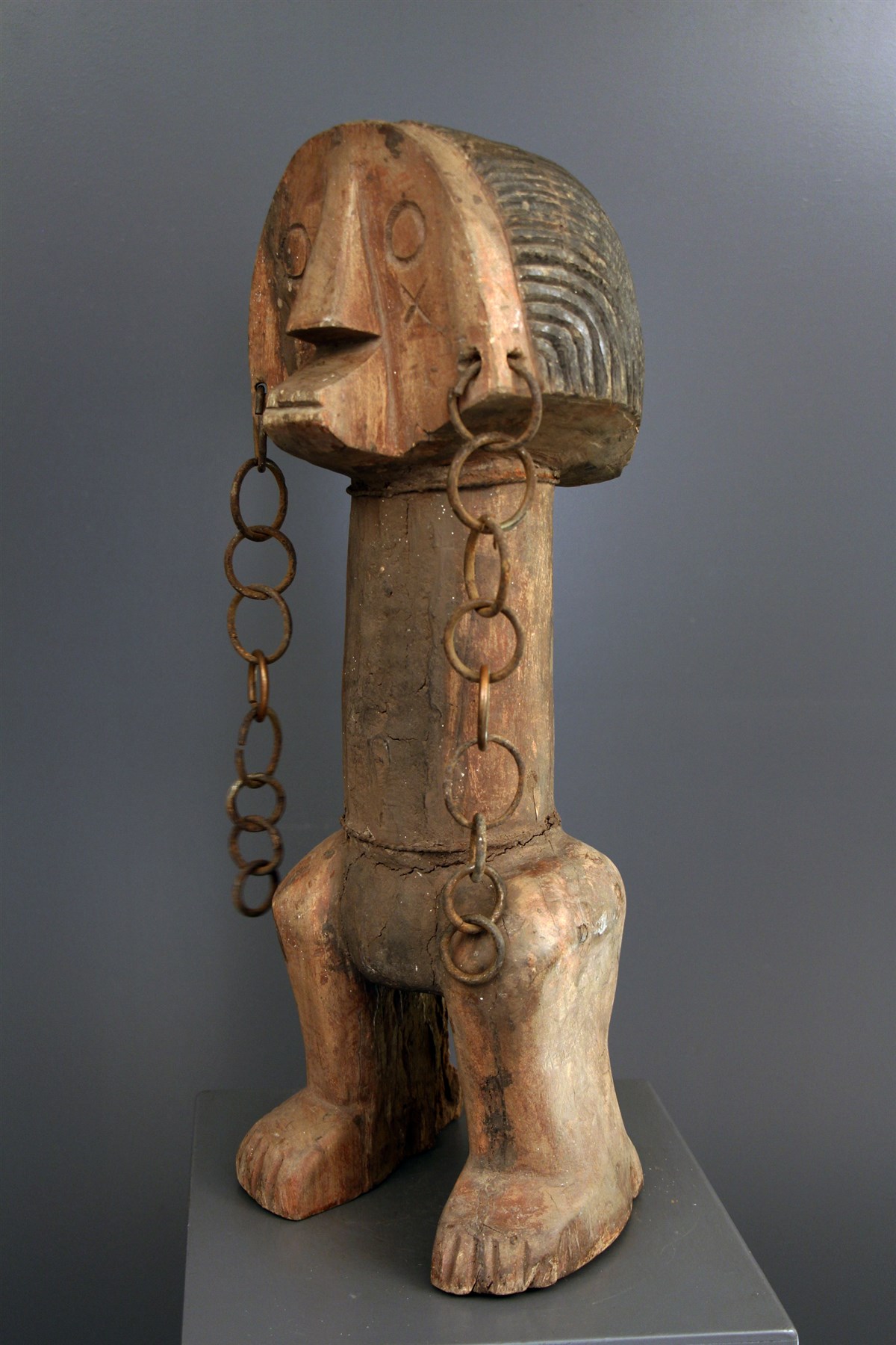 Statue cultuelle Azande Kudu (5997) - Statues africaines Azande