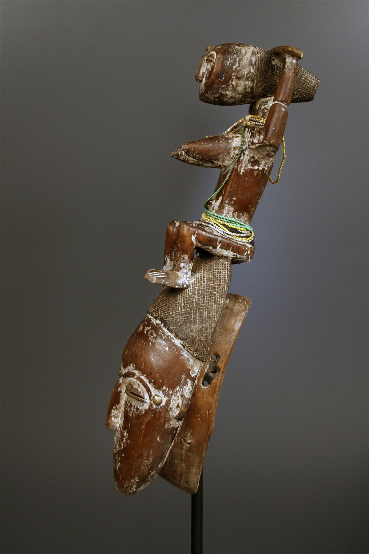 Masque Akan Attié (6008) - Masque africain Attié - Art africain