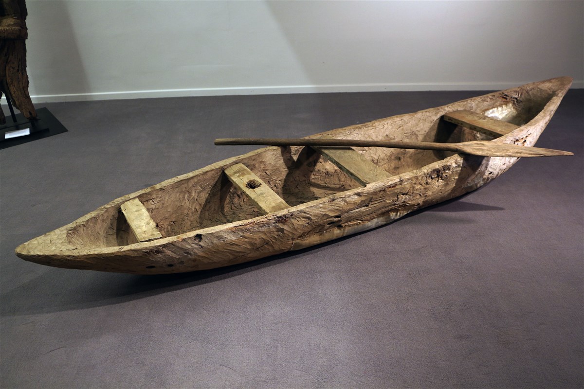 Pirogue de pêcheur Guinée Equatoriale (6183) - Objets usuels - Art Africain