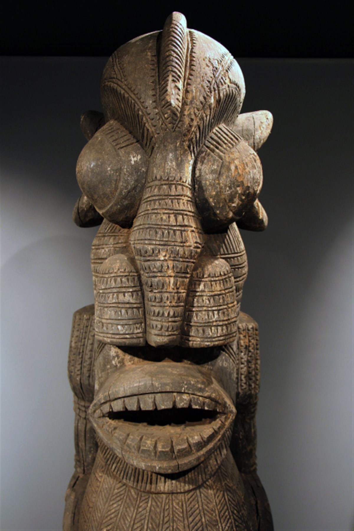 Couple de génies Dogon Nommos (6304) - Statues africaines Dogon