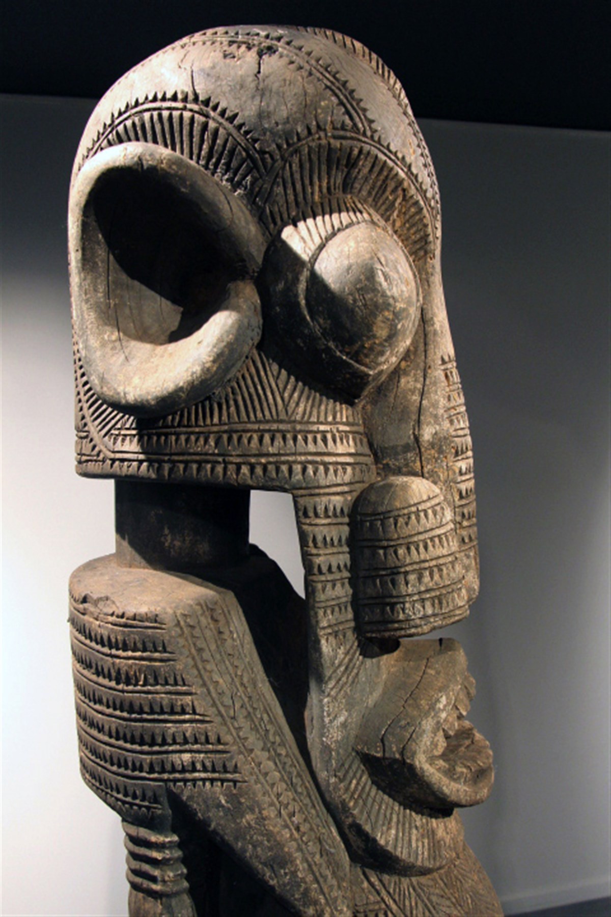 Couple de génies Dogon Nommos (6304) - Statues africaines Dogon