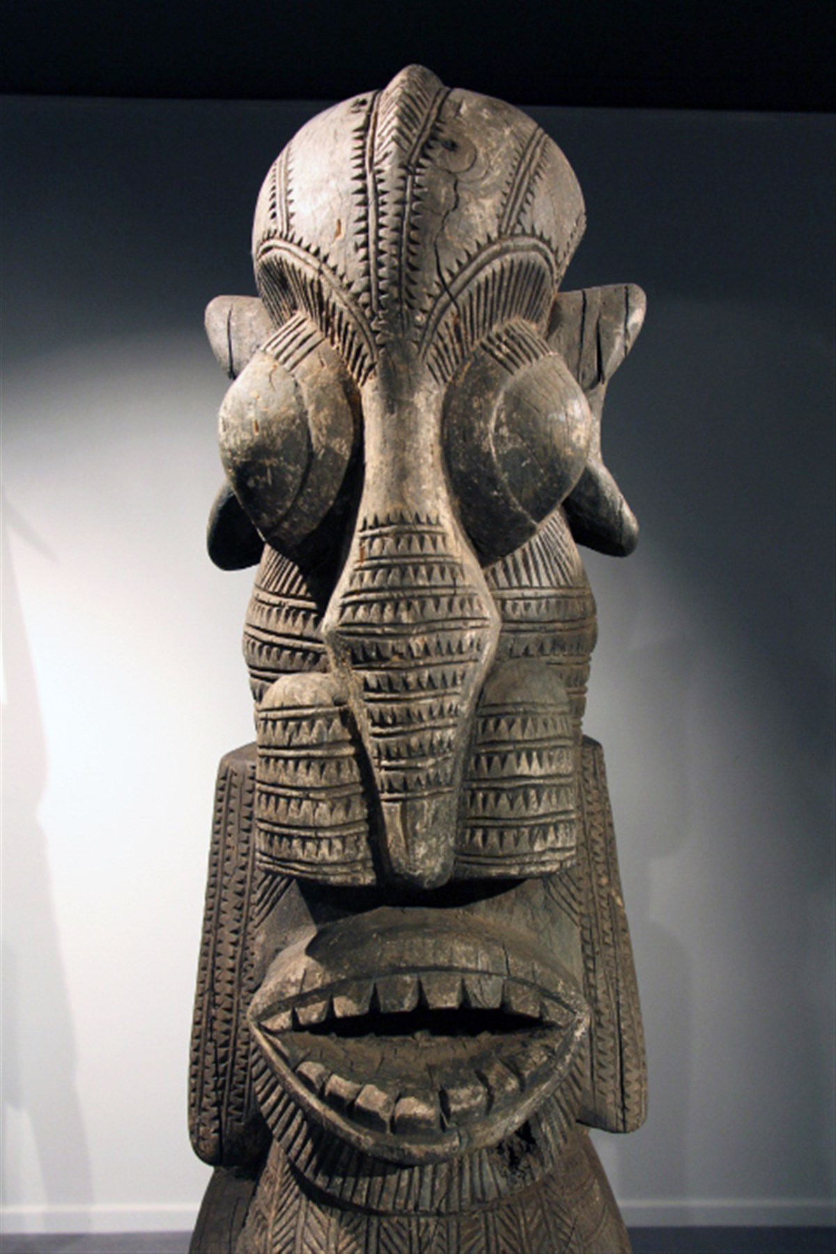 Couple de génies Dogon Nommos (6304) - Statues africaines Dogon