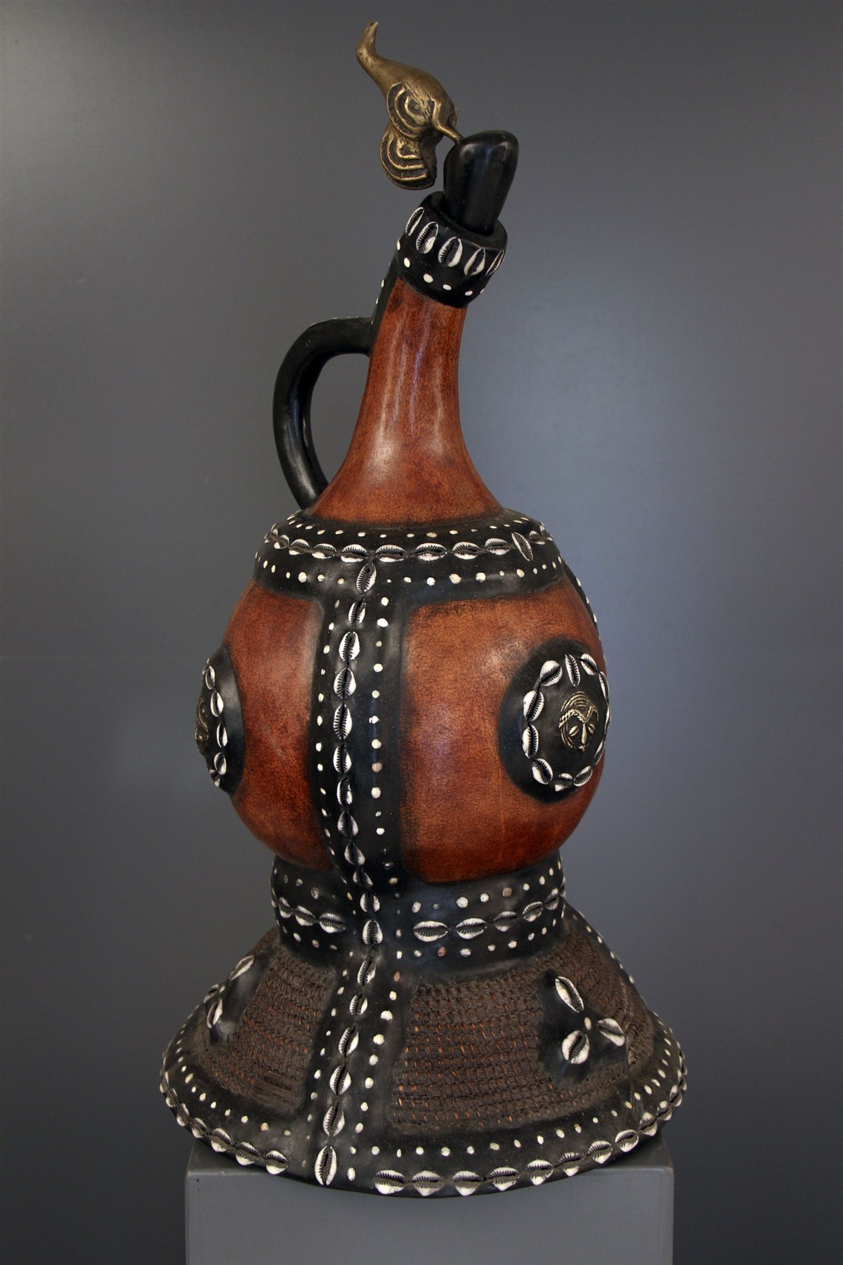 Calebasse Tikar (6377) - Jarres, amphores, pot Tikar - Art africain