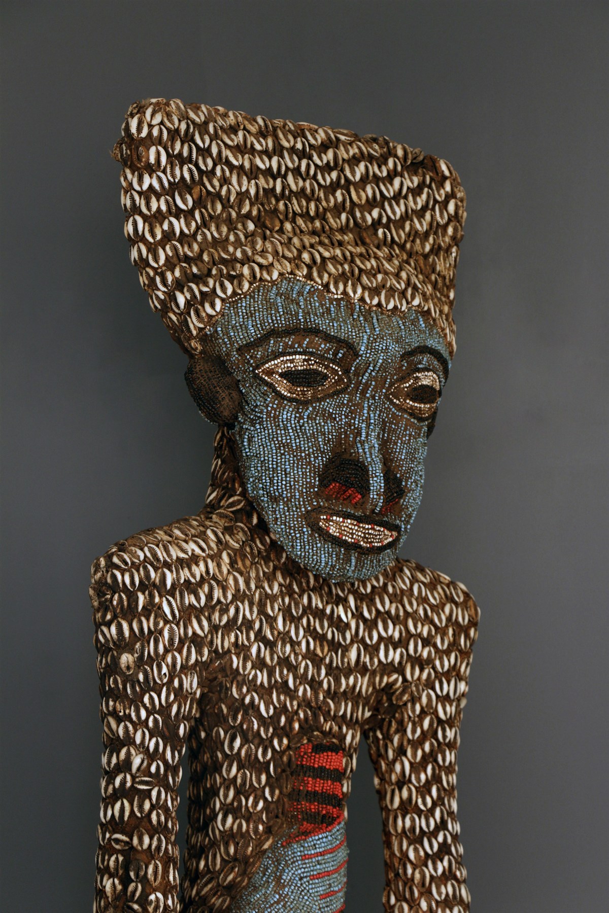 Trône perlé Bamiléké (6553) - Trône Bamileke - Art africain