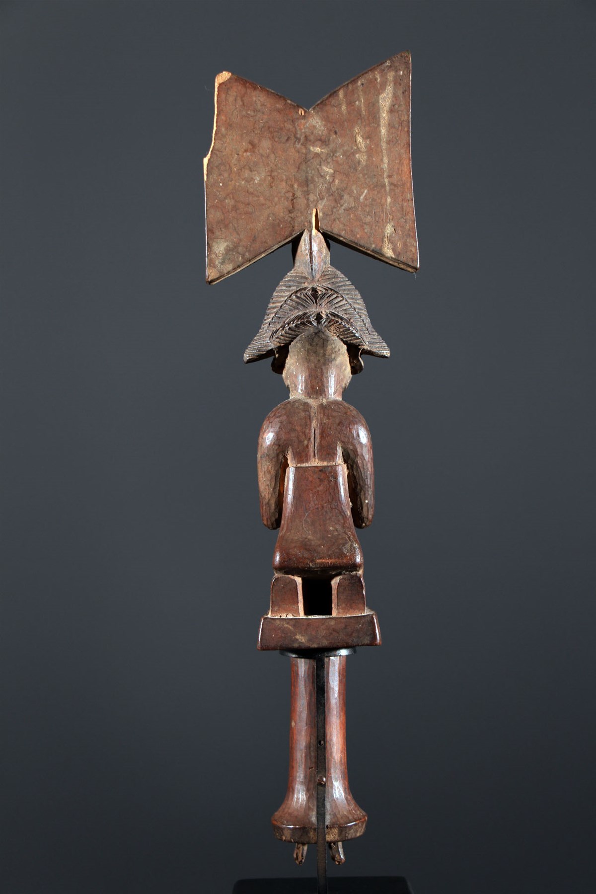 Oshe Sango Yoruba (6889) - Statues africaines Yoruba - Art africain