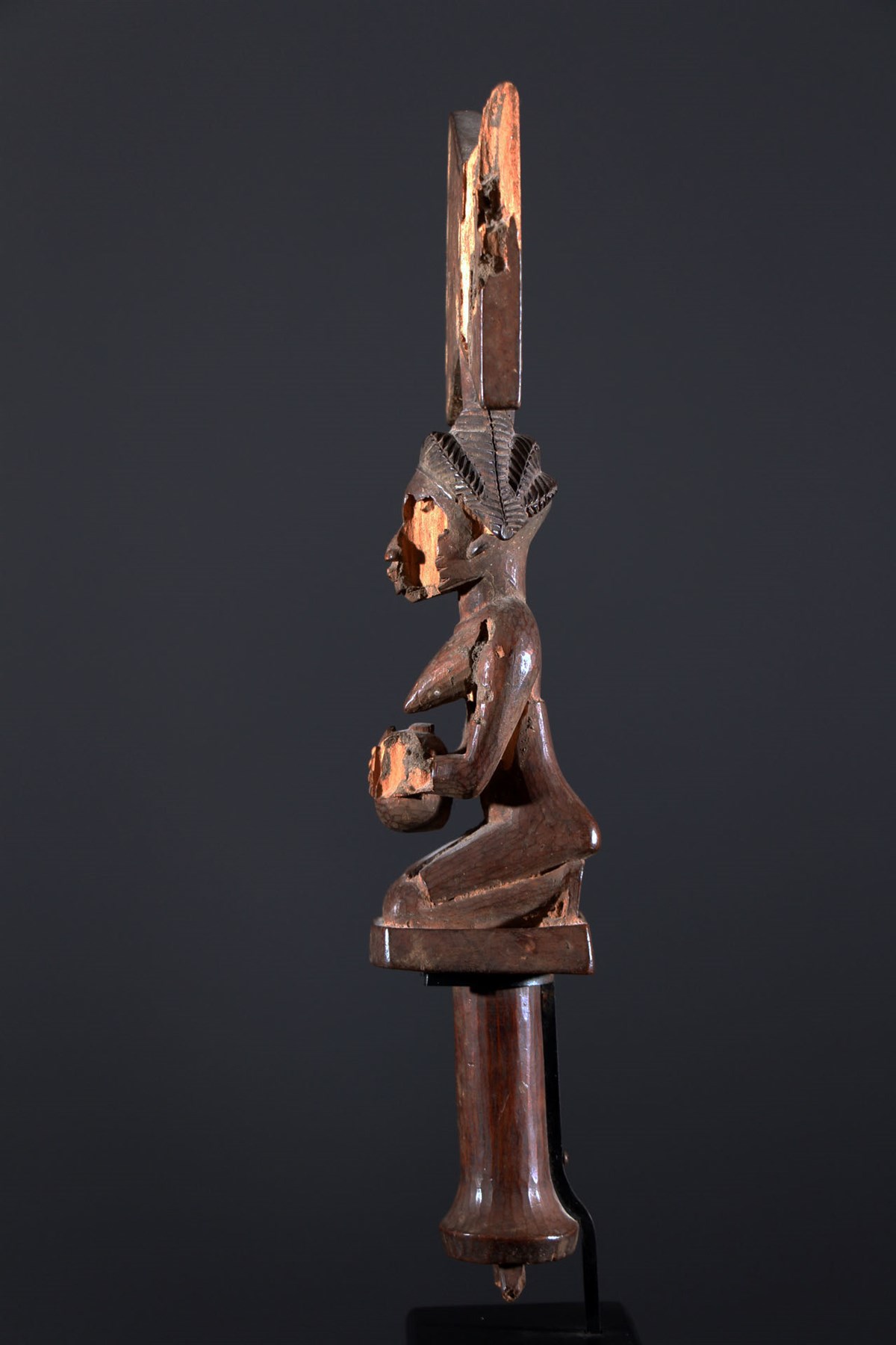 Oshe Sango Yoruba (6889) - Statues africaines Yoruba - Art africain