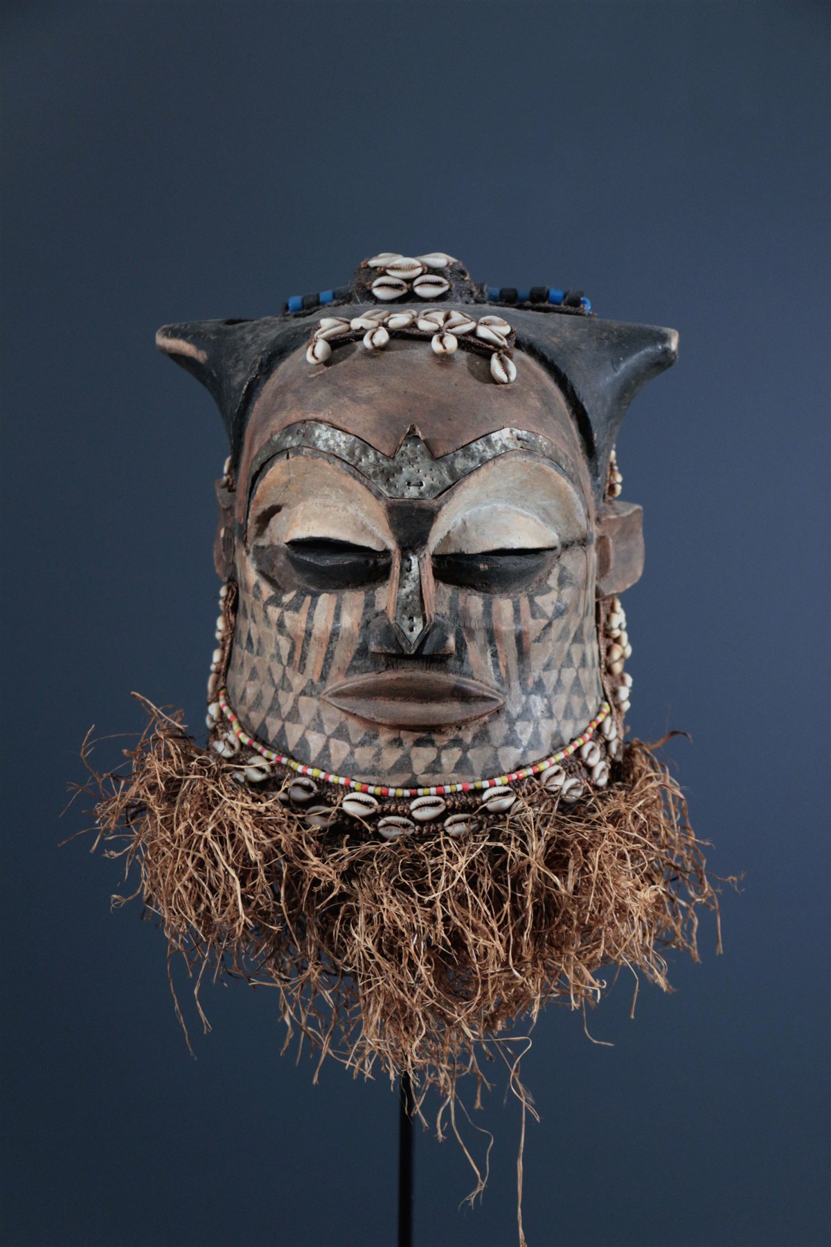 Masque Kuba Bwoom Lwoop Lambwoom (7158) - Masque africain Kuba