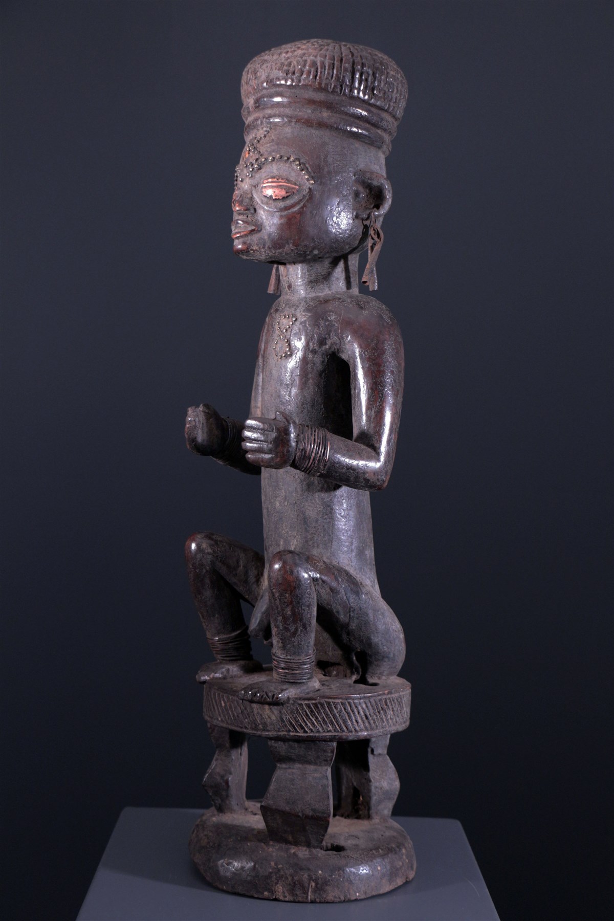 Statue cultuelle Chokwe (7278) - Statues africaines Chokwe - Art africain