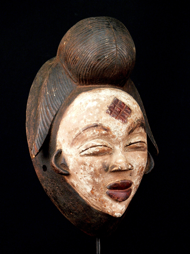 Punu mask (769) - African mask, tribal art, primitive art Punu