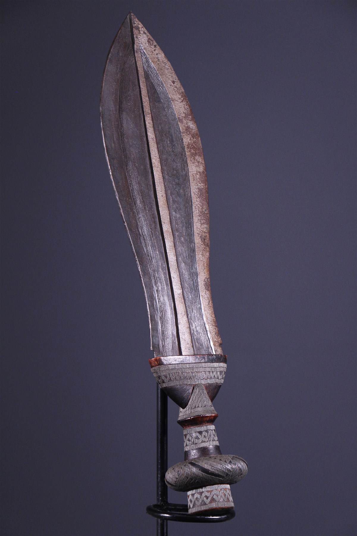 Glaive Kuba Ikul (7973) - Armes, monnaies Kuba - Art africain