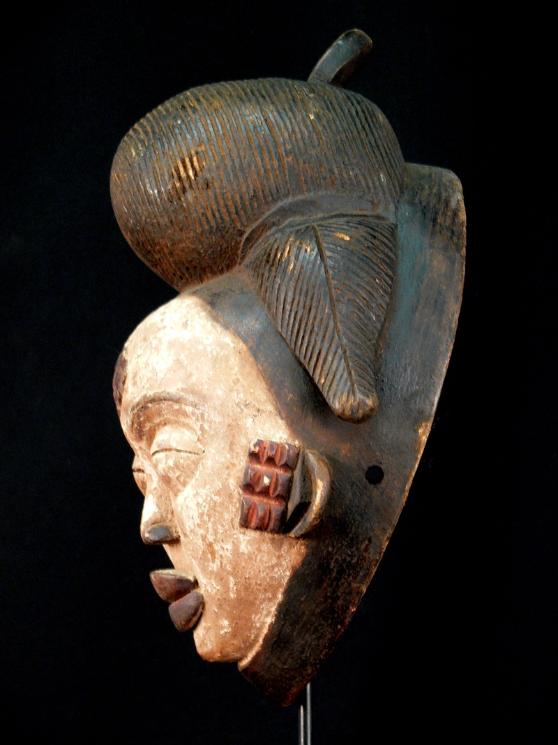 Punu mask (805) - African mask, tribal art, primitive art Punu