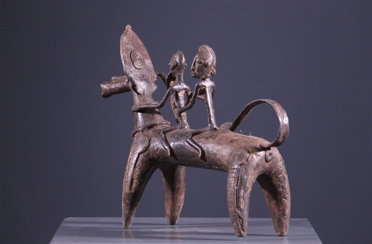 Animal mythique Dogon (8056) - Bronze africain Dogon - Art africain