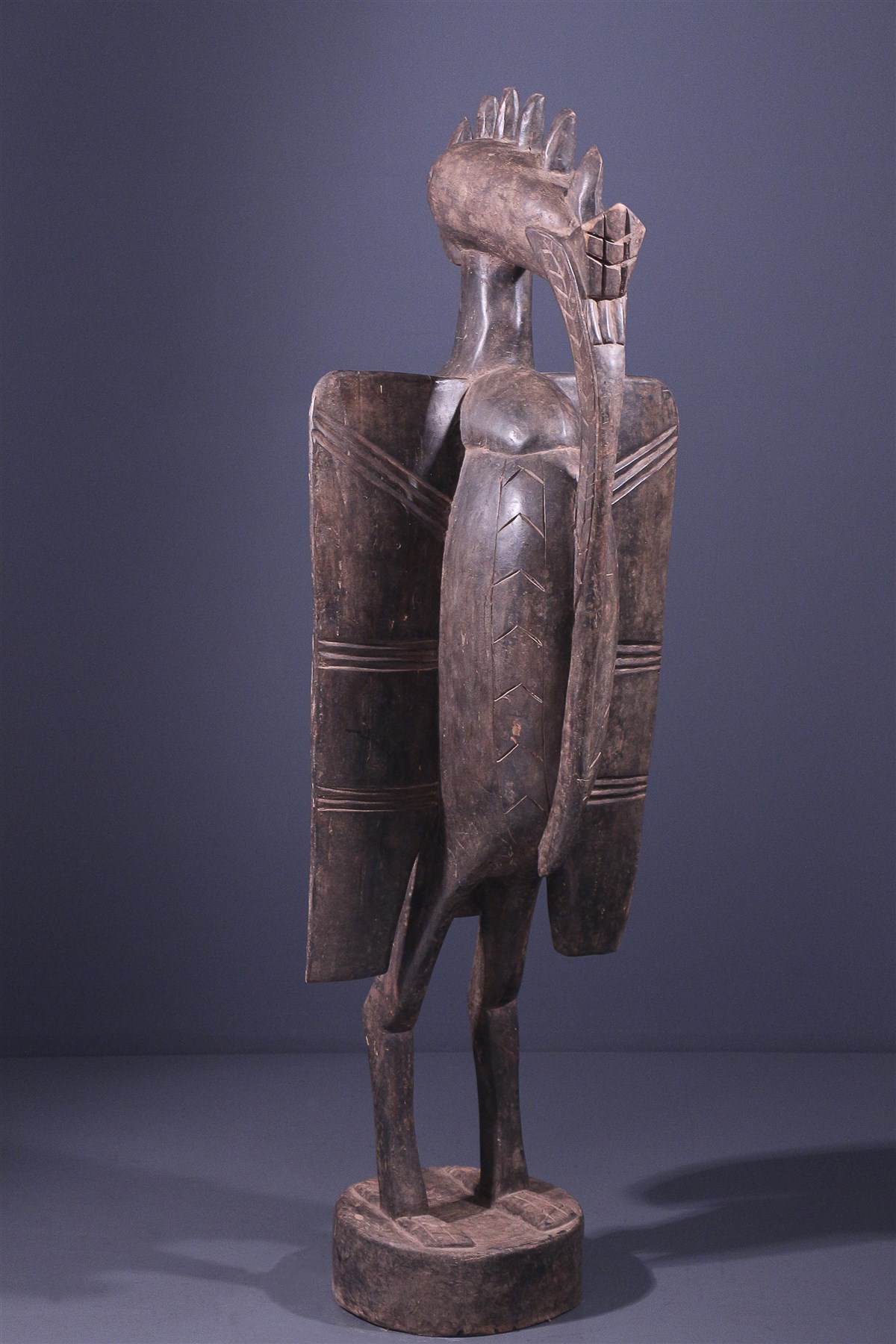 Statue Calao Senoufo (8171) - Statues africaines Senoufo - Art africain