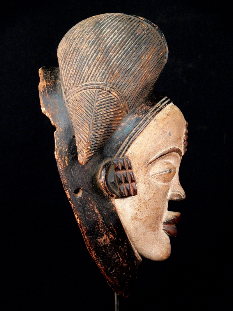 Punu mask (822) - African mask, tribal art, primitive art Punu
