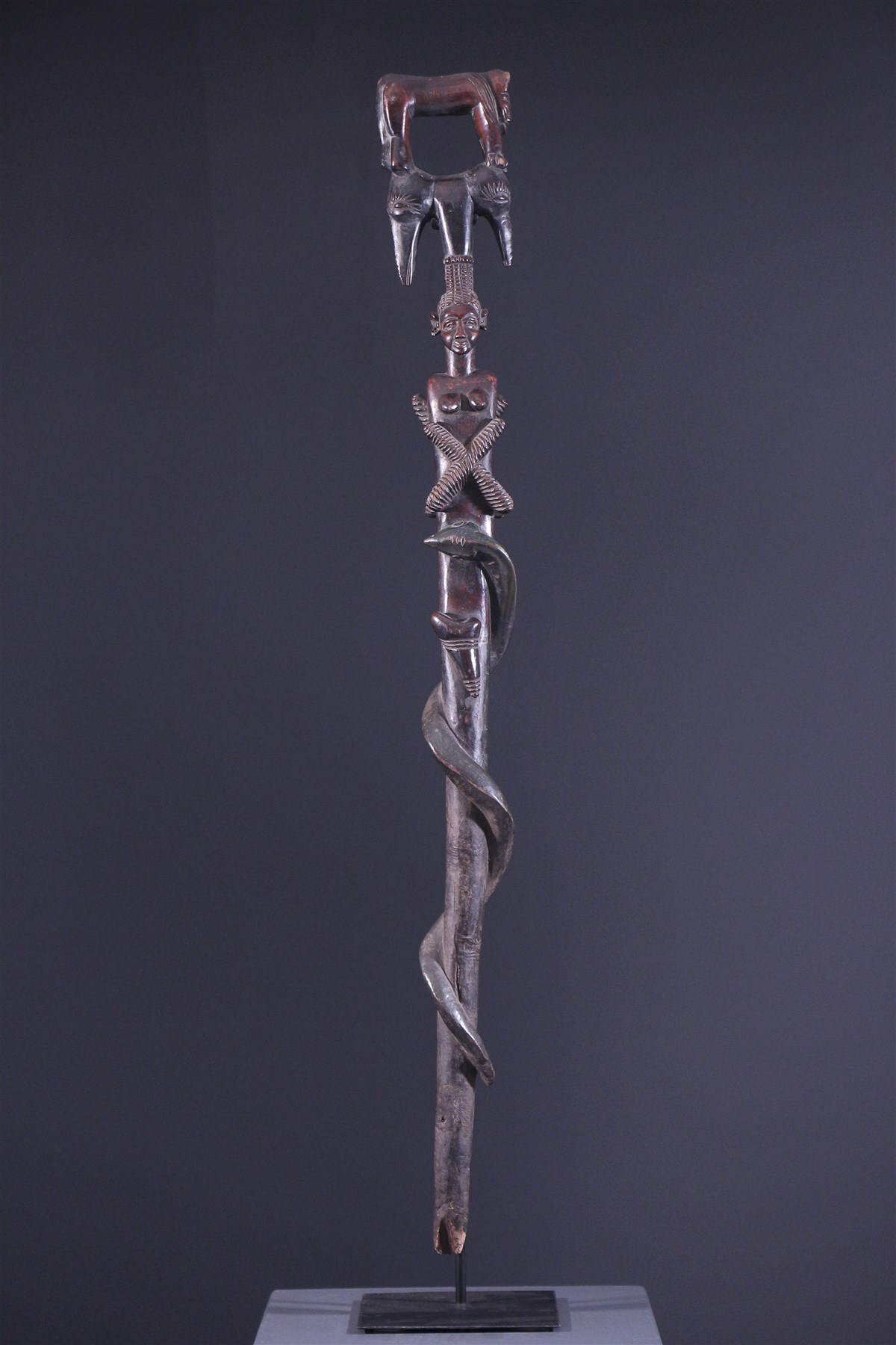 Bâton de commandement Baoulé (8344) - Bâton de commandement, chefferie