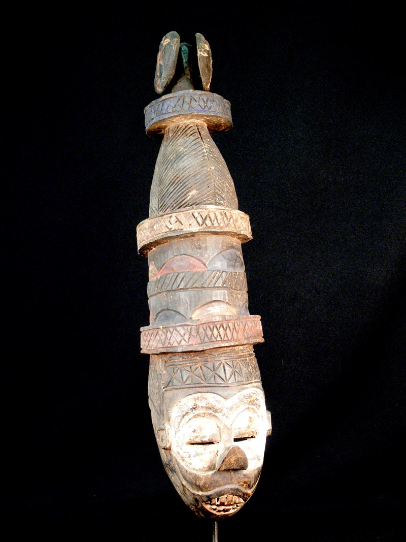 Yaka mask (861) - African mask, tribal art, primitive art Yaka
