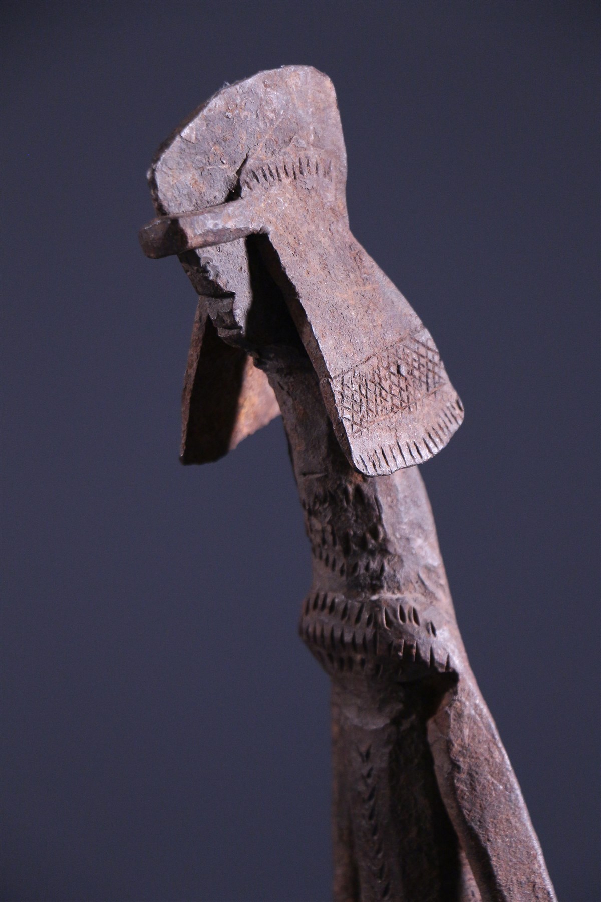 Statue en fer noir Mumuye Iagalagana (8943) - Statues africaines