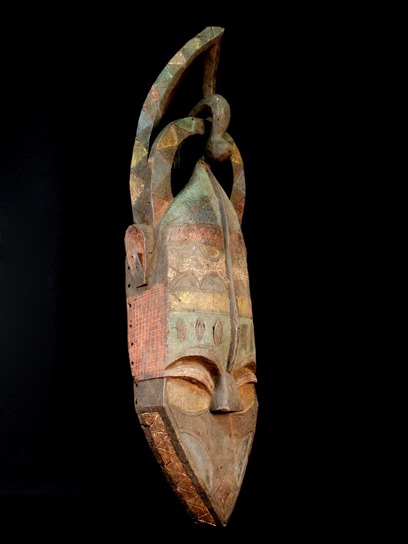 Banda mask (906) - African mask, tribal art, primitive art Baga